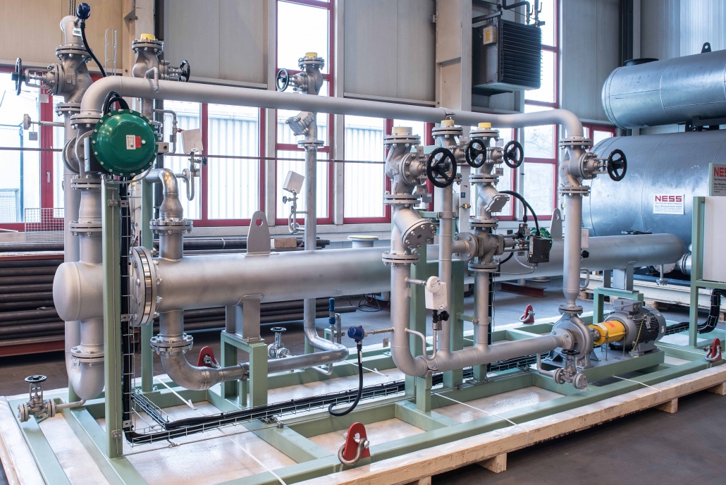 Secondary circuits for exact process temperature - NESS Waermetechnik ...