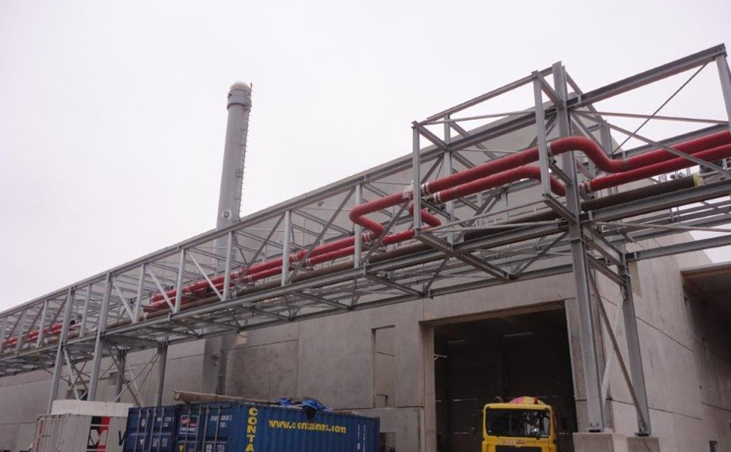 Piping construction - NESS Waermetechnik America Inc.